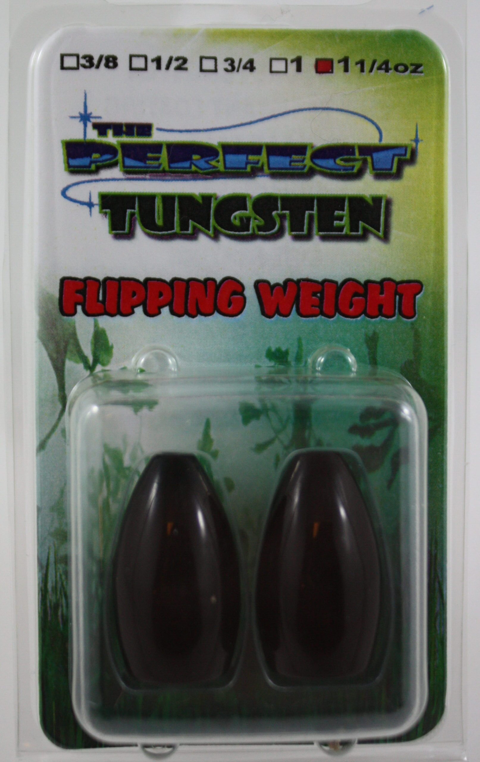 1 1/4oz Tungsten Flipping Weights-2 pack - The Perfect Jig